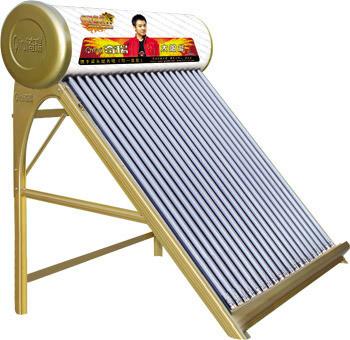 China Sistema de aquecimento de água solar sem pressão 50L-500L ecológico com tubo de vácuo solar à venda