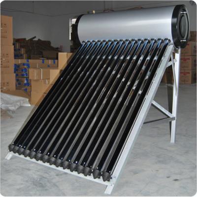 China Quadro de alumínio Compacto Aquecedor de água quente solar de baixa pressão com vareta de magnésio opcional à venda