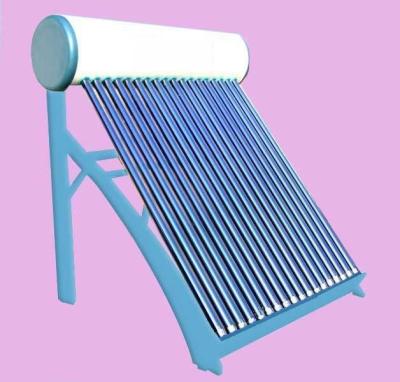 China Bracket de aço de cor preta Água sem pressão aquecimento solar Cnp-58 para o mercado indiano à venda