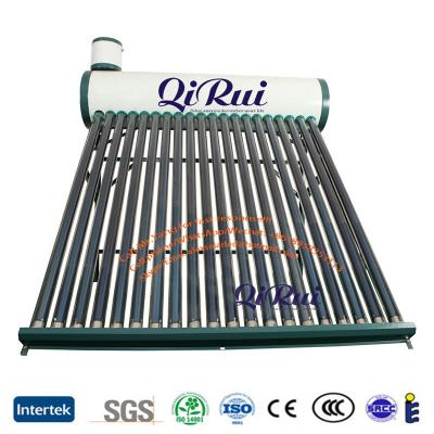 Cina Colore della copertina laterale sempre lo stesso con il supporto 100L scaldabagno solare a tubo evacuato in vendita