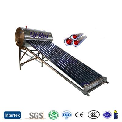 China Aquecedor de água solar de baixa pressão de aço inoxidável com barra de magnésio opcional à venda