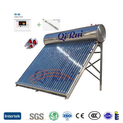 China 100L 200L 300L hogedrukvoorverwarmde zonnewaterverwarmingskotel met CE-goedkeuring Te koop
