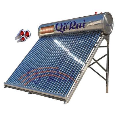 China 180 liter en 240 liter onder druk geplaatste thermische zonneverwarming met optionele hulpbak Te koop