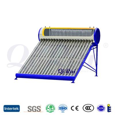 China 150L 200L 240L 250L 300L Alumínio Container Externo Copper Coil aquecedor de água solar para telhado à venda