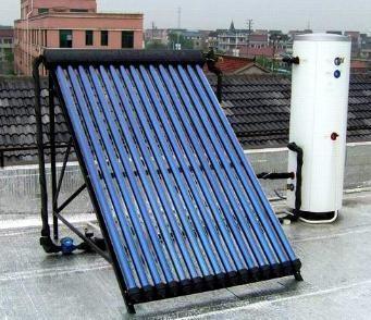 Cina HSP-58 tubo di calore separato tubo di evacuazione scaldabagno solare a pressione con bobina laterale 0 in vendita