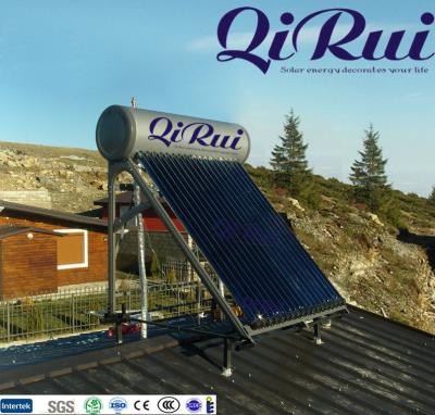 China 100L-360L Termosífonos de alta pressão Gyser solar teto superior Caldeira de aquecimento de água quente solar à venda