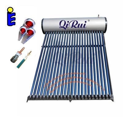 Cina SUS201/SUS304/Sistema completo di riscaldamento dell'acqua solare per la casa con supporto in alluminio 100L-360L in vendita