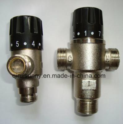China DN20 DN15 Thermostatische mengklep voor watertemperatuurregulatie Te koop