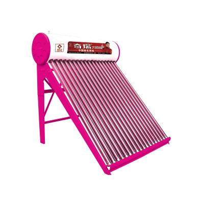 China Ce Approved 50L-500L High Efficiency Unpressurized Vacuum Tube Solar Water Heater for sale