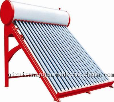 China CE Certificated Calentador Solar Non-Pressure Vacuum Tube Solar Water Heater for sale