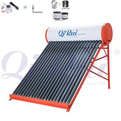 China 100L 200L 300L 500L Vacuum Tube Home Solar Hot Water Heating System with Intelligent Controller for sale