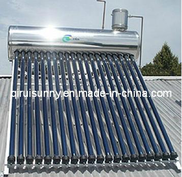 China 80L 100L 150L 200L 250L Low Pressure Termas Solares Stainless Steel Solar Water Heater for Slope Roof for sale