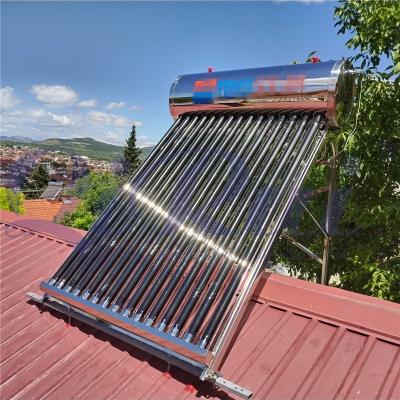 China Roof Top SUS304 Best Quality Direct Heating Home Low Pressure Solar Water Heater for sale