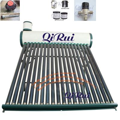 China 100 Liter Evacuated Tube Solar Water Heater with Assistant Tank for sale