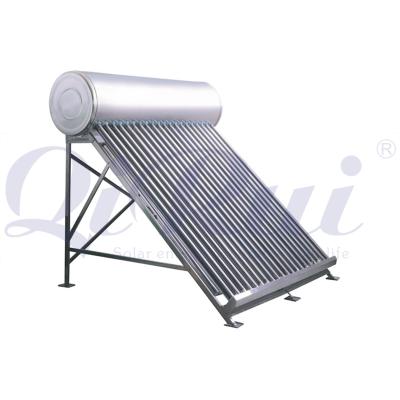 China Low Price 50L 100L 200L 300L 500L Chrome Plate Solar Hot Water Heater Boiler System for sale