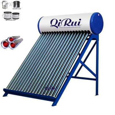 China Galvanized Steel Outer Tank Non-Pressure Solar Collector Water Heater for sale