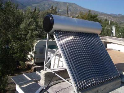 China Roof Mounted Heat Pipe Pressurized Solar Water Heating Boiler System with CE Certified (HIP-58) for sale