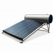 China Domestic 100L 150L 200L 300 Liter Integrate High Pressure Heat Pipe Vacuum Tube Solar Water Heater with CE for sale