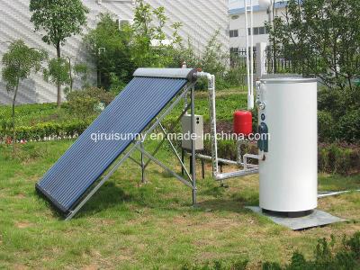 China Vacuum Tube Heat Pipe Solar Thermal Collector System Separate Pressurized Solar Heating System for sale