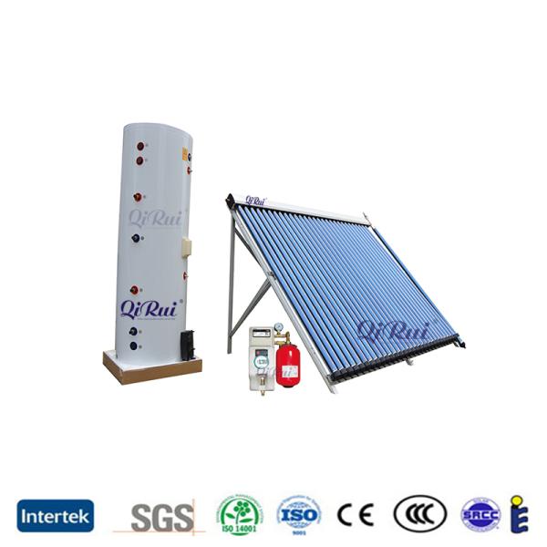 Quality Heat Pipe Vacuum Tube Split Solar Hot Water Heating System for sale