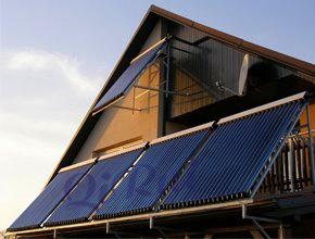 China Rooftop Parabolic Trough Heat Pipe Manifold Solar Thermal Water Collector System Balcony CPC Thermal Solar Panel Pressurized Vacuum Tube Solar Collector for sale