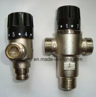 China DN15 DN20 Thermostatic Mixing Valve 1Mpa 30-55°C Adjustable Temperature Control for sale