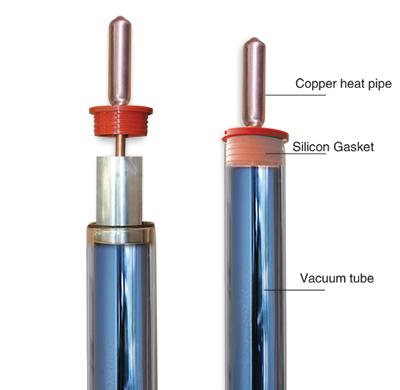 China 58X1800mm Heat Pipe Solar Vacuum Tube for sale