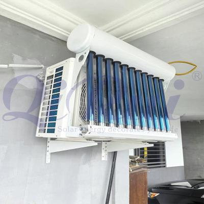 China 9000BTU 12000BTU Wall Mounted Hybrid Split Solar Power Thermal Air Conditioner for sale