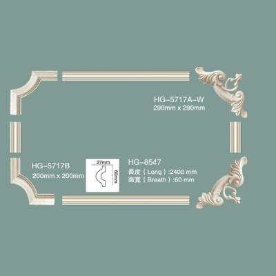 China Hot Sale Factory Price Skirting Polyurethane Ceiling Cornice Mold Decorative PU Crown Moulding for sale