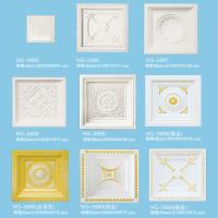 China Polyurethane Crown Moulding Skirting Decorative PU Cornice Ceiling Trim Fireproof Grade B2 for sale