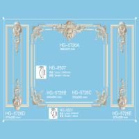 China Decorative PU Crown Moulding Ceiling Cornice Mold Polyurethane Cornices Skirting 2m Length for sale