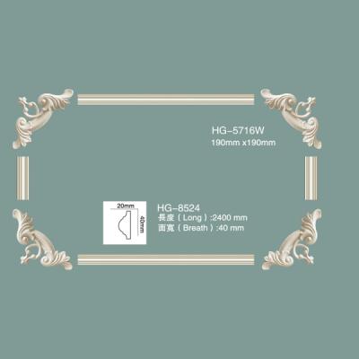 China Factory Price 2025 Polyurethane Ceiling Cornice Mold Decorative PU Crown Moulding for sale