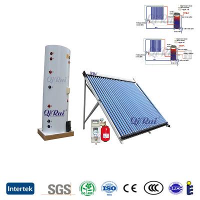 China Solar Thermal Roof Top Split Solar Water Heater Collector Panel System Pressurized Vacuum Tube Heat Pipe Concentrating for sale