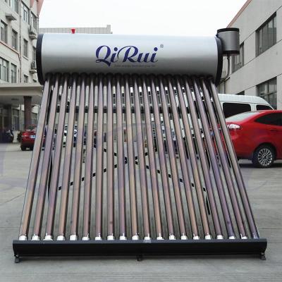 China 100 150 200 300 Litre Non-Pressurized Vacuum Tube Solar Water Heater for sale