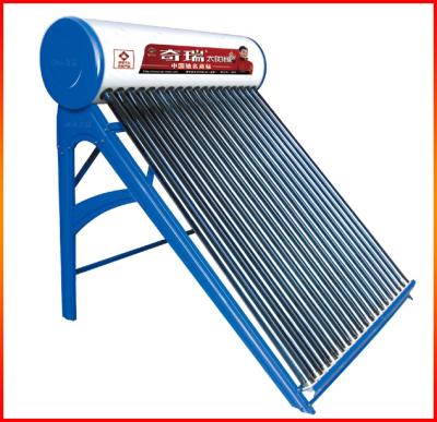 China 100L 200L 300L 500L Non-Pressurized Evacuated Tube Solar Hot Water Heater for sale