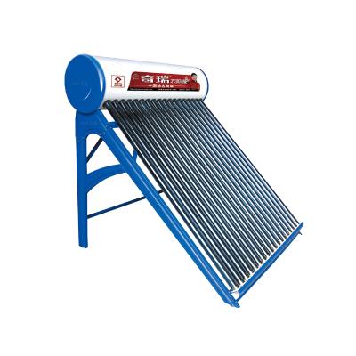 China 100 Liter 500L Non Pressurized Evacuated Tube Solar Water Heater System for sale