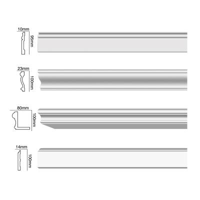 China PU Skirting Board Polyurethane Baseboard Moulding for sale
