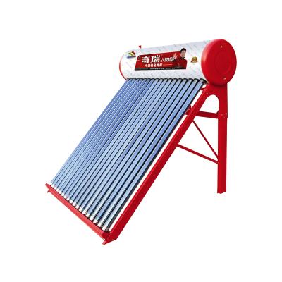 China 100litre-360litre Non-Pressure Termotanque Solar Vacuum Tube Solar Hot Water Heater System for Shower for sale
