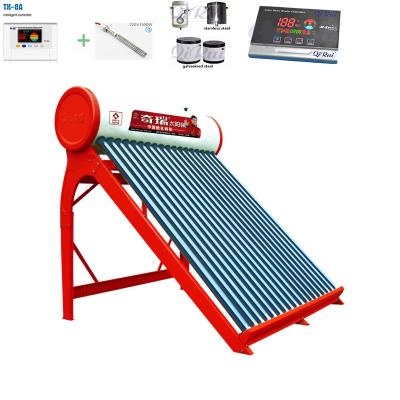 China 50L-500L Nonpressure Galvanized Steel Vacuum Tube Solar Water Heater for sale
