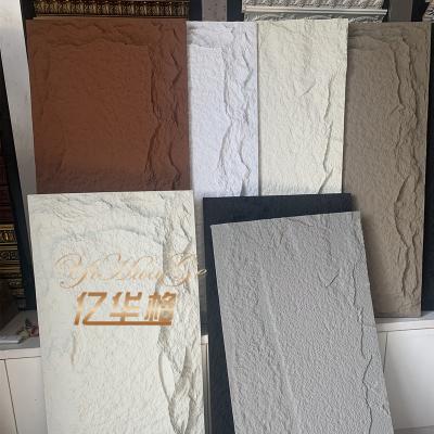 China Hot Sale 1200X600X30mm/50mm/60mm PU Decorative Polyurethane Faux Stone Wall Panel for sale