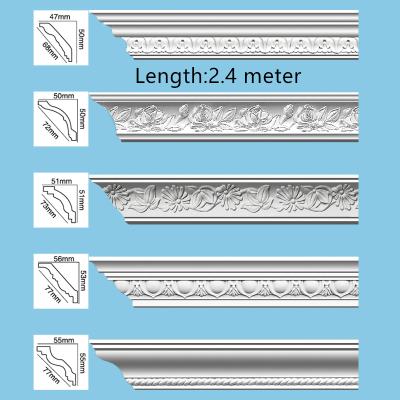 China Decorative PU Crown Moulding Polyurethane Cornice Moulding for sale