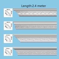 China Polyurethane Cornice Moulding Decorative PU Ceiling Moulding B2 Fireproof Lightweight for sale