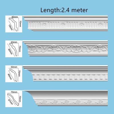 China New 2025 Decorative PU Cornice Molding Polyurethane Crown Moulding for sale