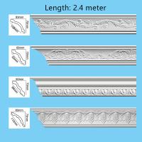 China Decorative PU Crown Molding Polyurethane Ceiling Molding B2 Fireproof 80 Percent Cost Saving for sale