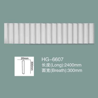 China Home Decor PU Chair Dado Rail Interior Wainscoting Polyurethane Wall Moulding for sale