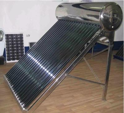 China 80L 100L 150L 200L 250L 300L 360L 400L 450L Vacuum Tube Hot Water Solar Geyser with Stainless Steel Outer Tank for sale
