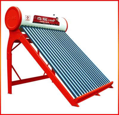 China 50L-500 Liter Non-Pressurized Vacuum Tube Solar Hot Storage Water Heater for sale