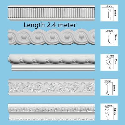 China 2025 New Hot Sale Factory Price Polyurethane Decorative PU Wall Skirting for sale