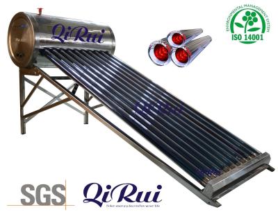 China 8tube-50tube Cheap Price Evacuated Tube All Stainless Steel Solar Water Heater Boiler System for sale