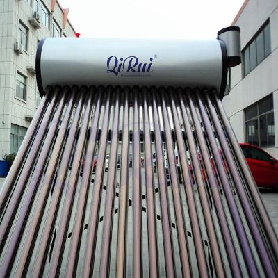 China Low Pressure Vacuum Tube Solar Water Heater with Assistant Tank on Side for sale